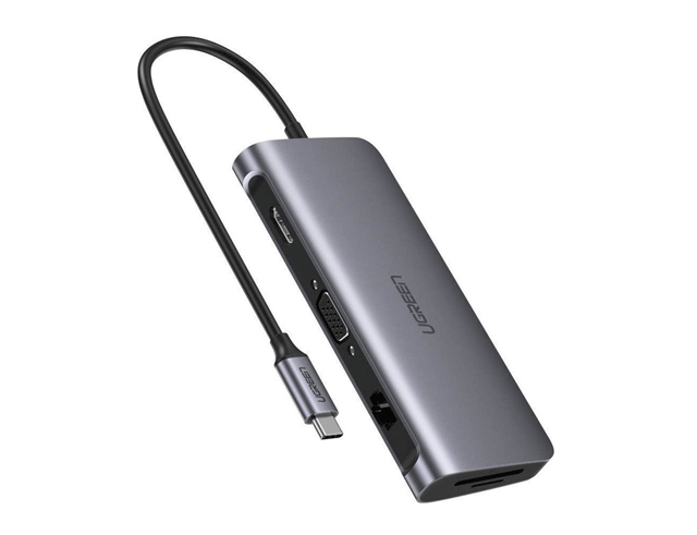 Docking Station Ugreen USB-C (CM179 40873) με 4K PD Ethernet&συνδεση 2 ...