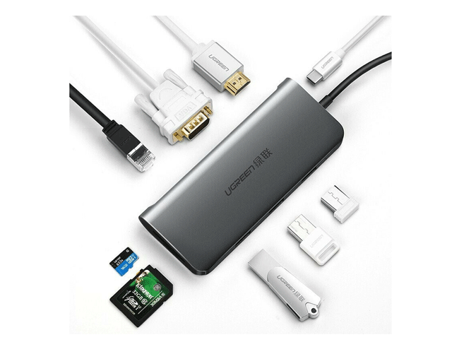 Docking Station Ugreen USB-C (CM179 40873) με 4K PD Ethernet&συνδεση 2 ...