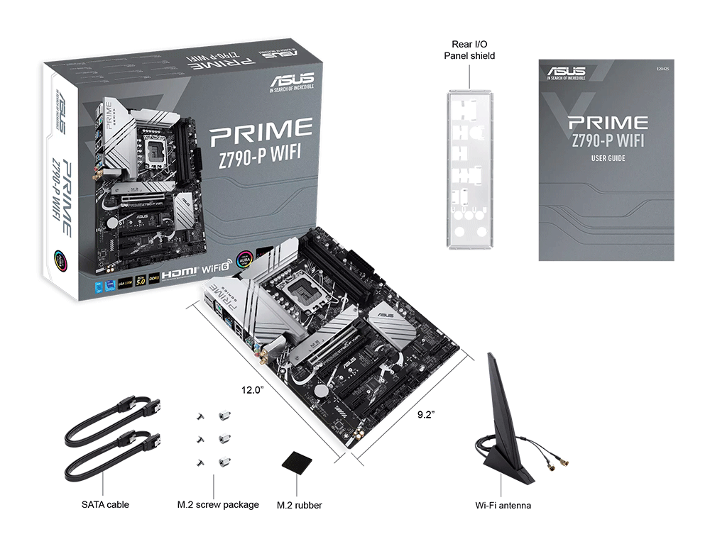 Μητρική Κάρτα Asus Prime Z790-P WiFi (ATX, 1700, DDR5) | COSMODATA