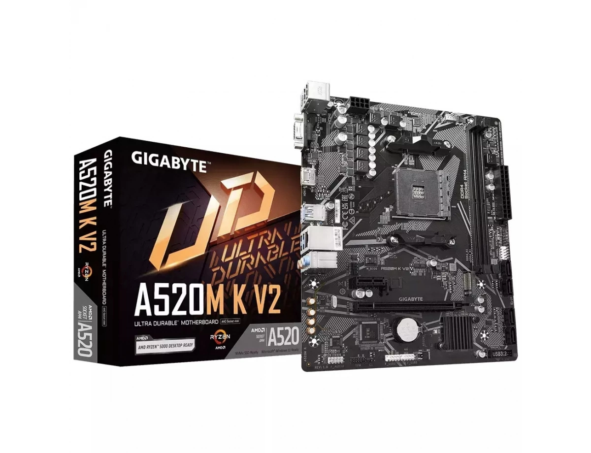 Μητρική Κάρτα Gigabyte A520M K V2 (rev. 1.0) (Micro ATX, AM4, DDR4 ...