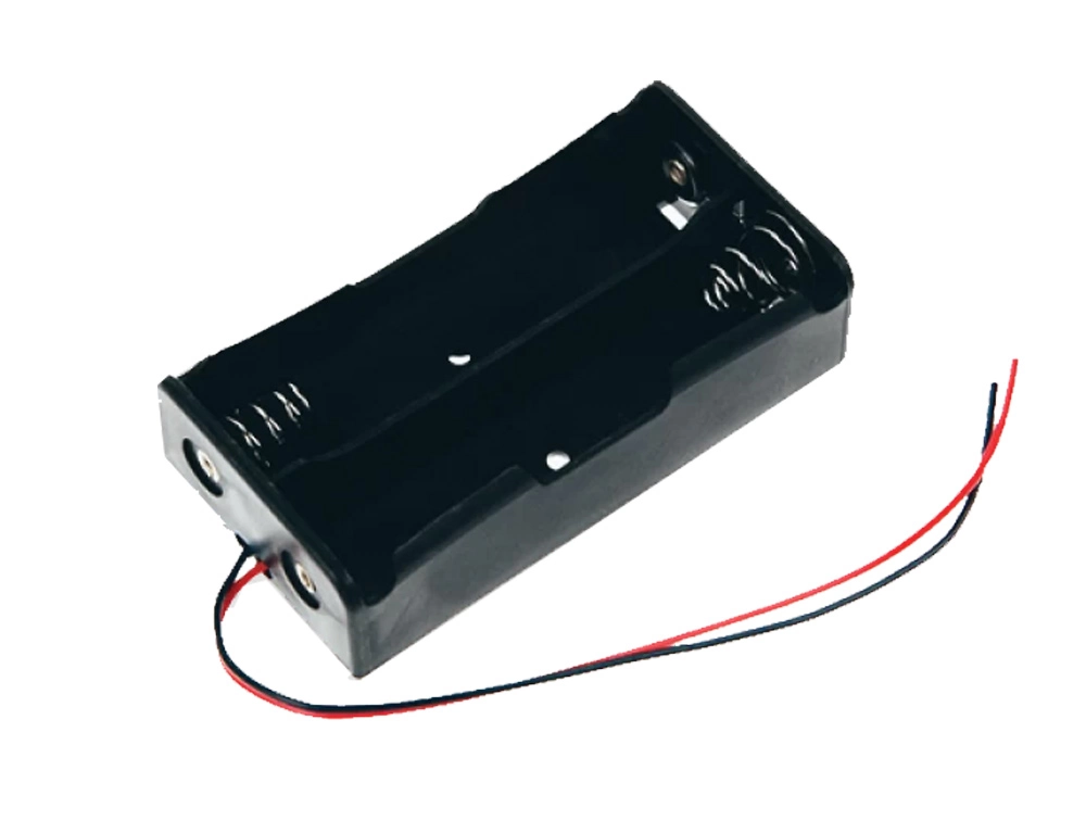 Θήκη 2 Θέσεων Για Μπαταρίες 18650(3,7v) Με Καλώδια Σύνδεσης | COSMODATA