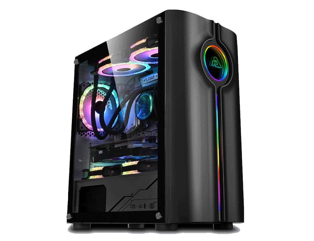 Gaming PC Case Armaggeddon Tron Holo 3 με Πλαϊνό Παράθυρο - Micro ATX ...