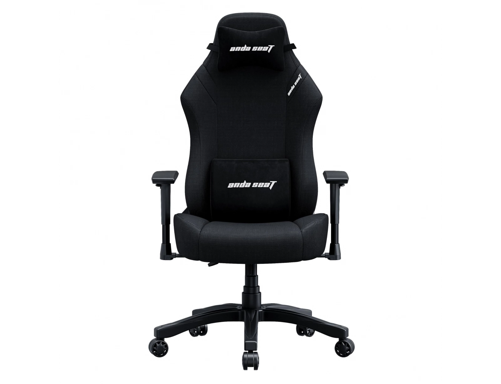 Gaming Καρέκλα Anda Seat Luna (AD18-44-BS-PV) - Υφασμάτινη, με ρυθμίσεις, Large, Μαύρη | COSMODATA